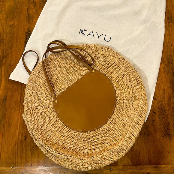 Bags | Katy Belen Large Leather And Straw Tote | Poshmark